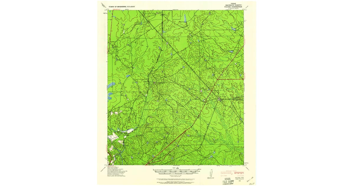 Old Maps of Deer Run Number 5 Colonia, TX | Pastmaps