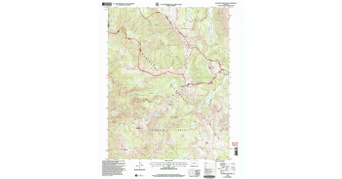 2000s (21st Century) Maps of Mineral County, CO | Pastmaps