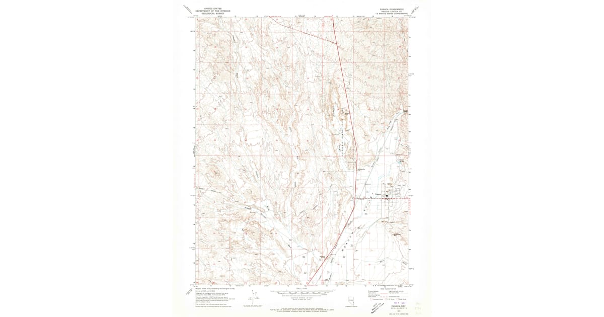 1970 Map of Panaca, NV — High-Res | Pastmaps