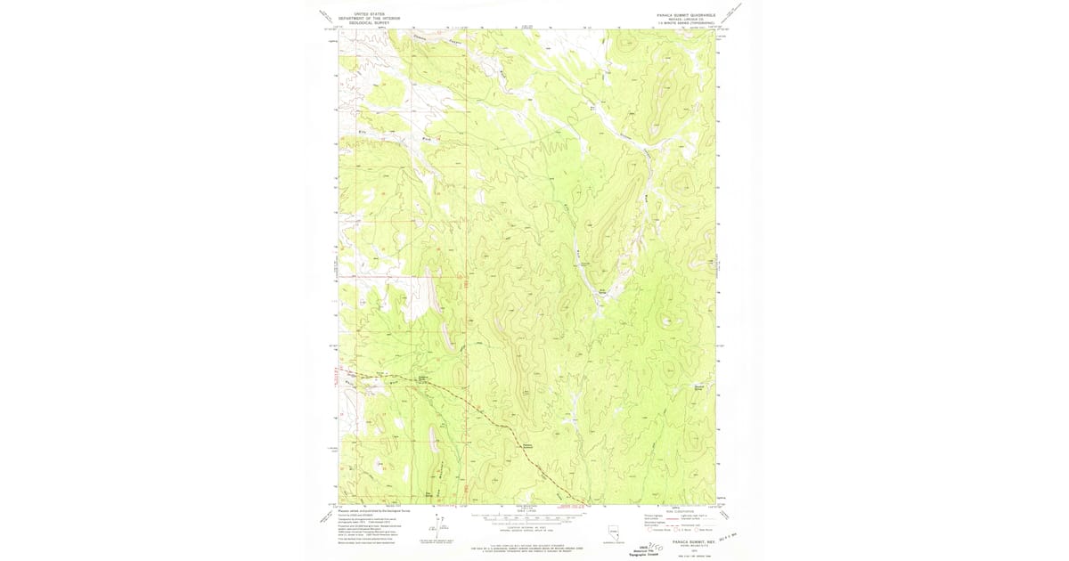 1972 Map of Panaca Summit, Lincoln County, NV — High-Res | Pastmaps
