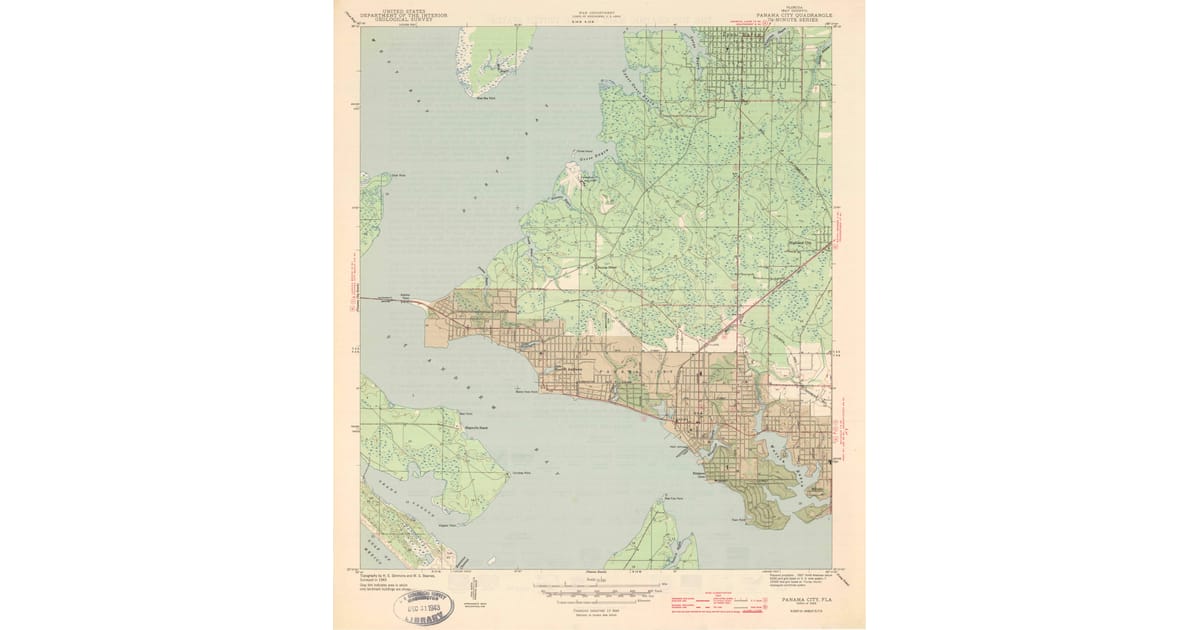 Old Maps of Magnolia Beach, FL | Pastmaps