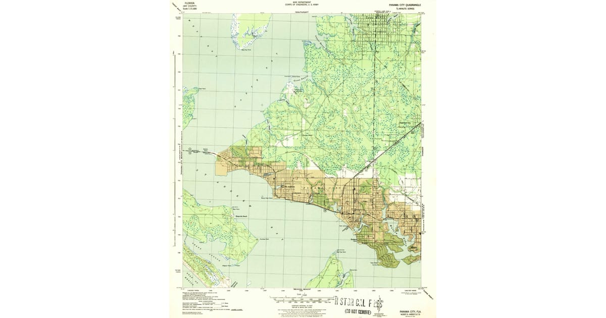 Old Maps of Panama City, FL | Pastmaps