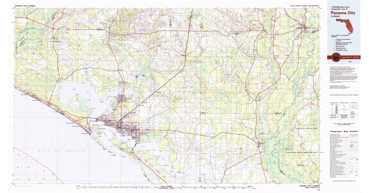 1980s Maps of Springfield, FL | Pastmaps