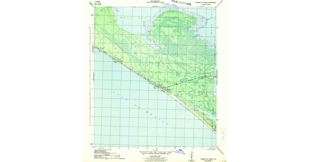 Old Maps of Gulf Lagoon Beach, FL | Pastmaps