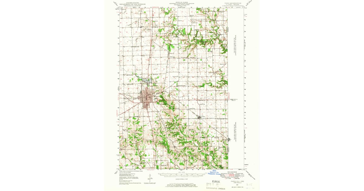 1940s Maps of West Clinton, IN | Pastmaps