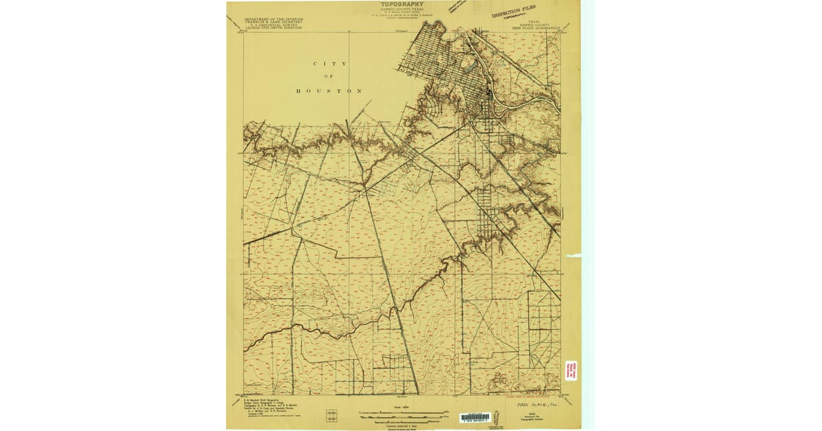 Old Maps of Foster Place, Houston | Pastmaps