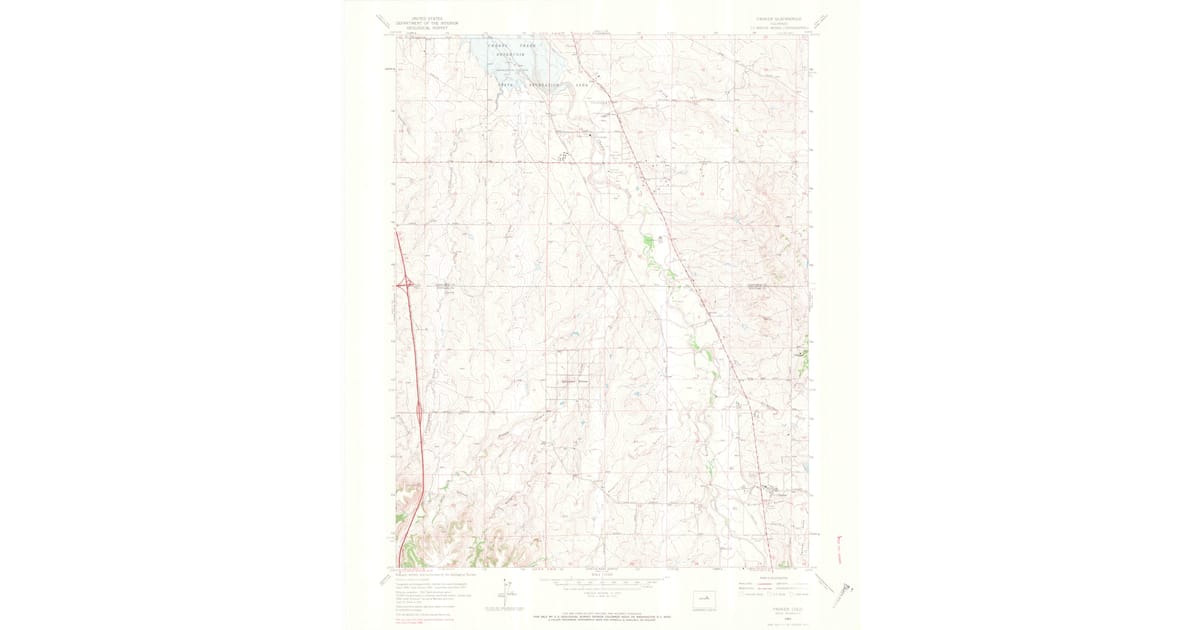 1965 Map of Parker, CO — High-Res | Pastmaps