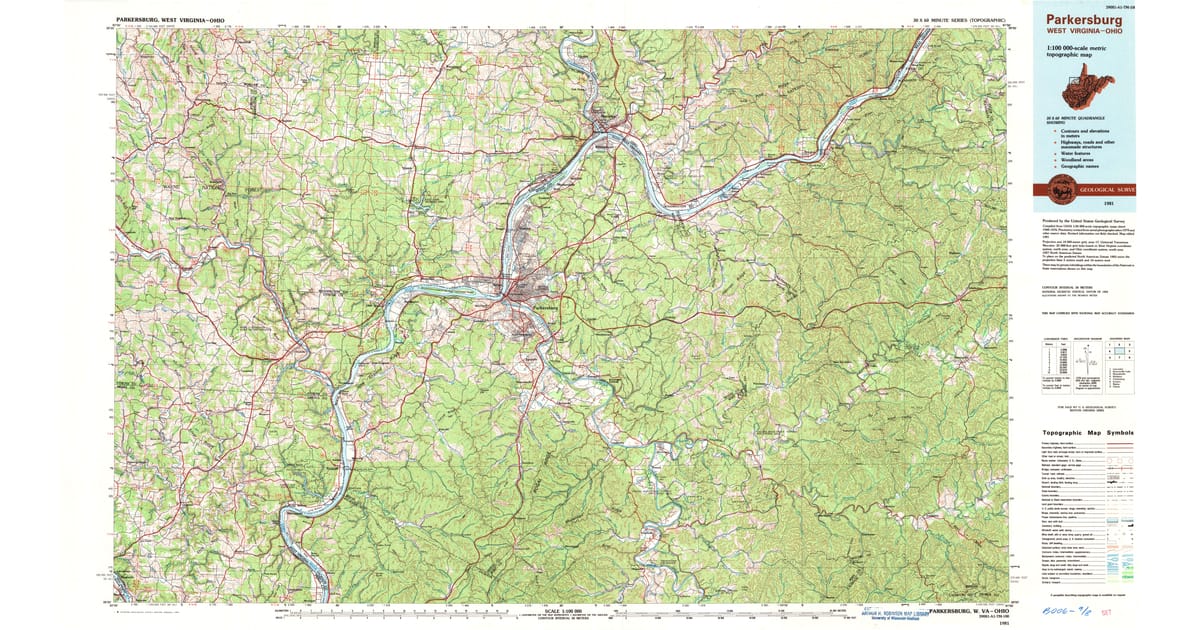 1980s Maps of Schultz, WV | Pastmaps