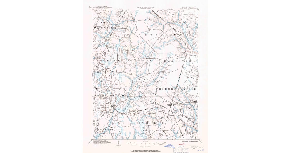 Old Maps of Bethel, NC for Genealogy | Pastmaps