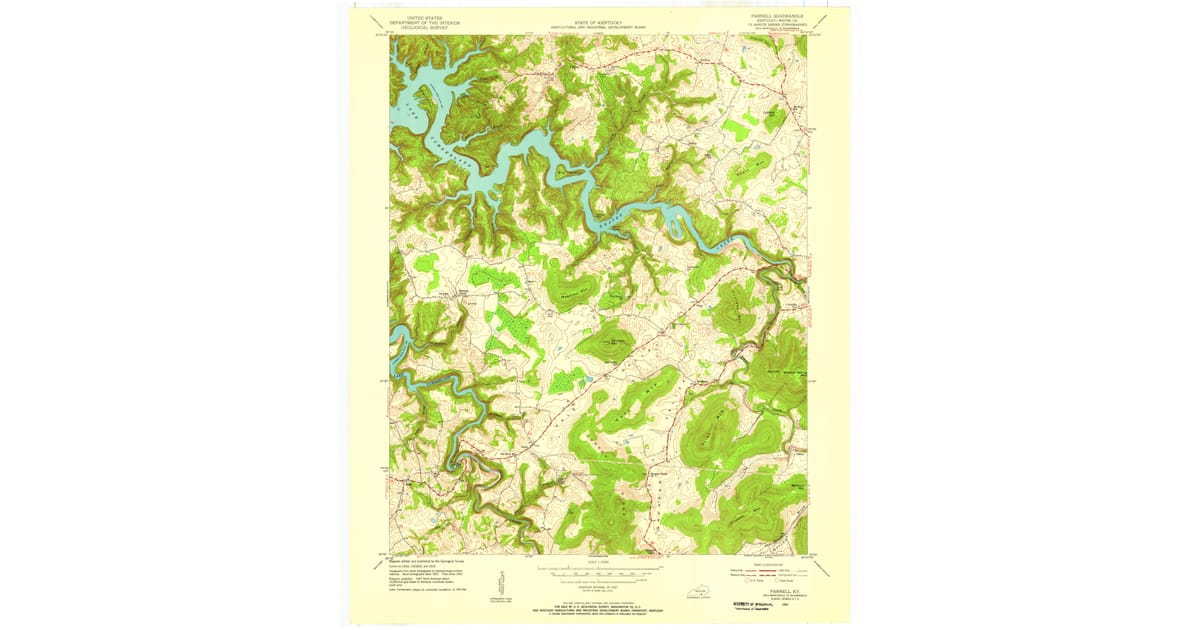 1950s Maps of Zula, KY | Pastmaps