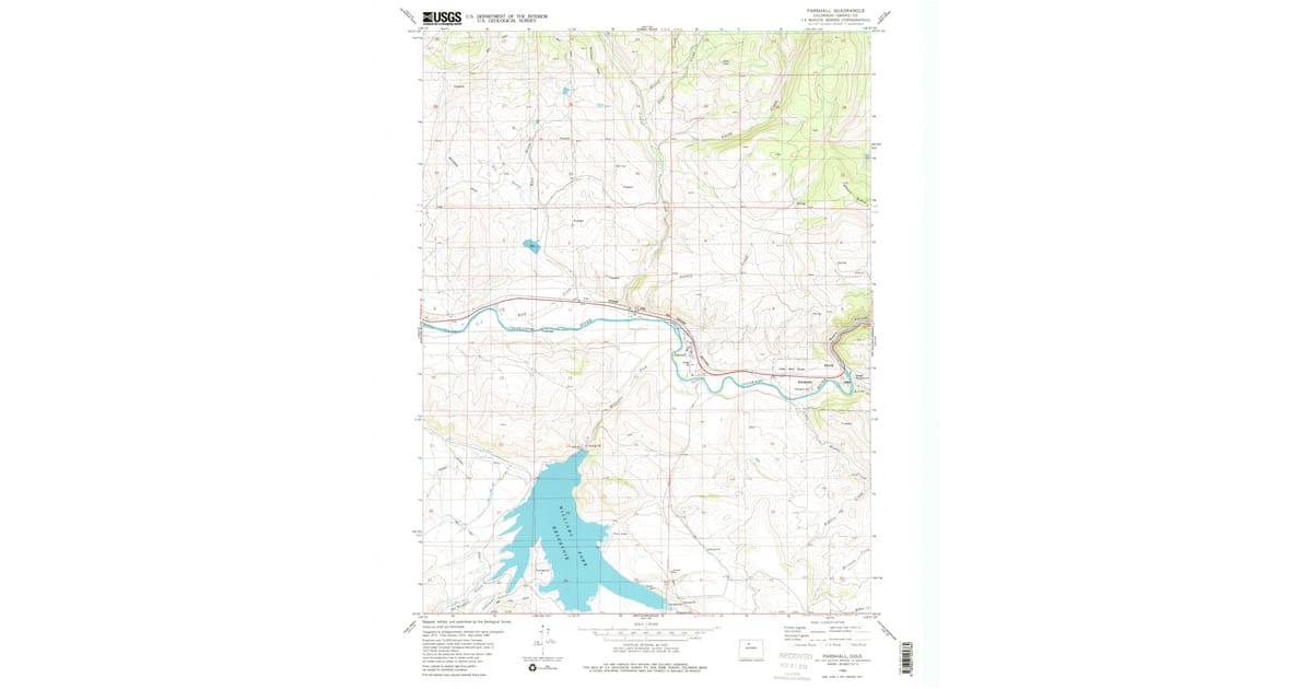 1980 Map of Parshall, CO — High-Res | Pastmaps