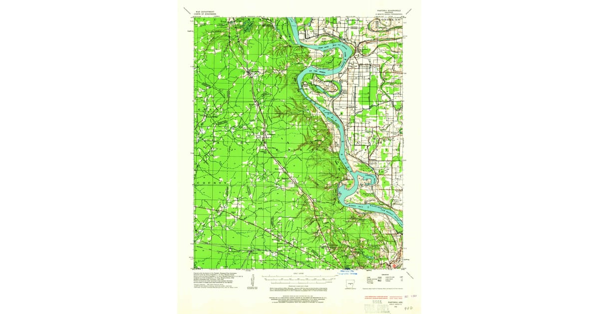 Old Maps of Midway, AR | Pastmaps