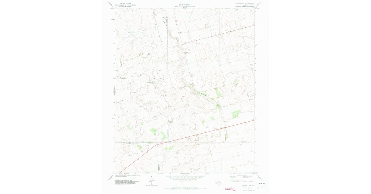 1970s Maps of Martin County, TX | Pastmaps