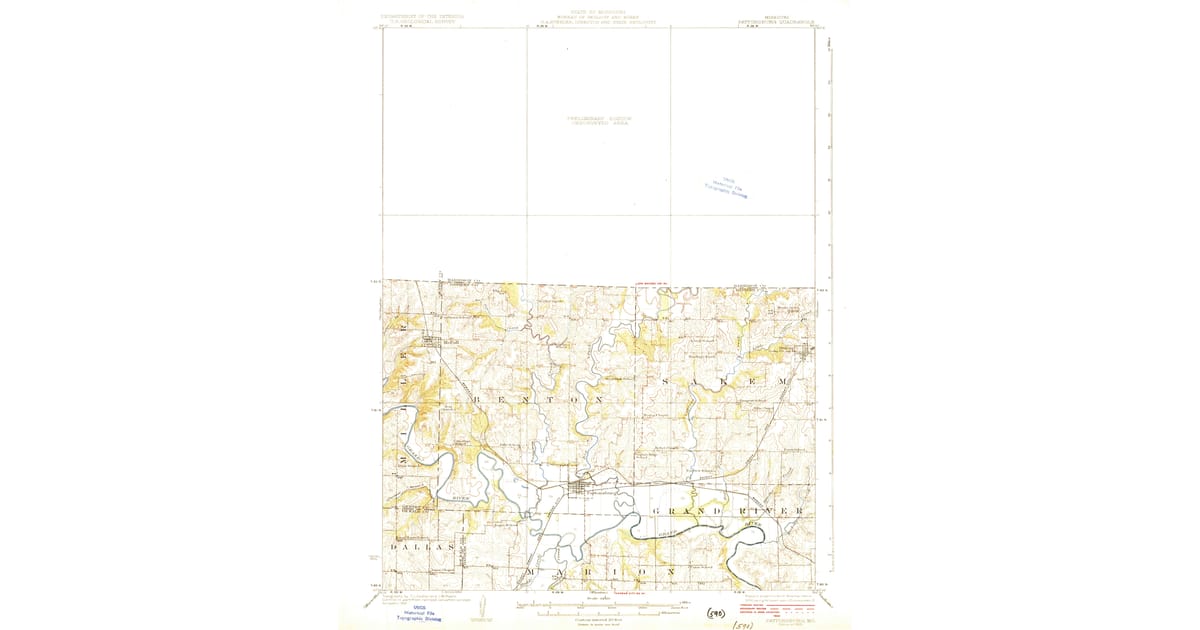 Old Maps of Harrison County, MO for Genealogy | Pastmaps