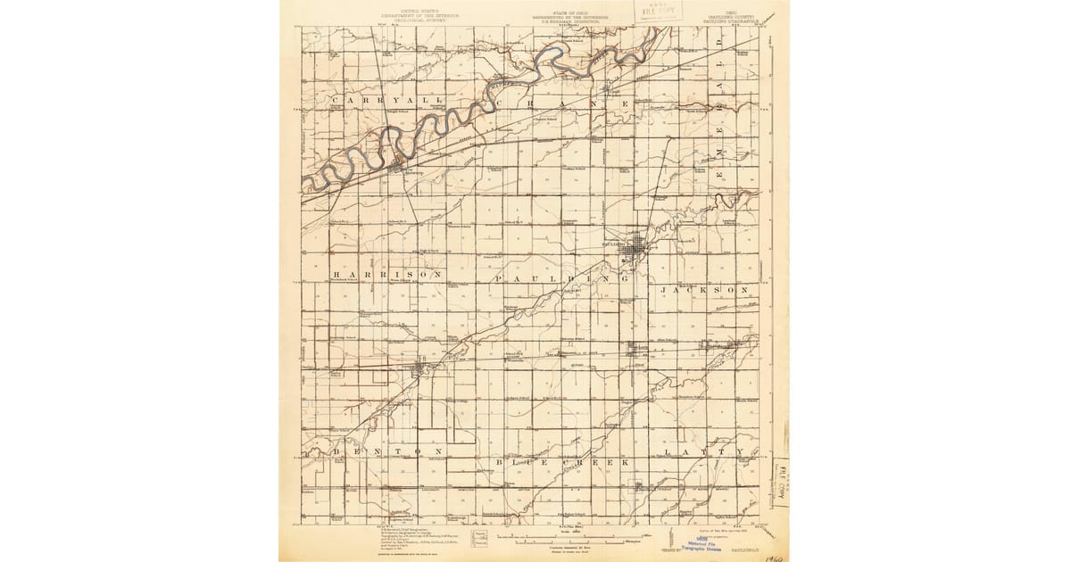 Old Maps of Payne, OH for Genealogy | Pastmaps