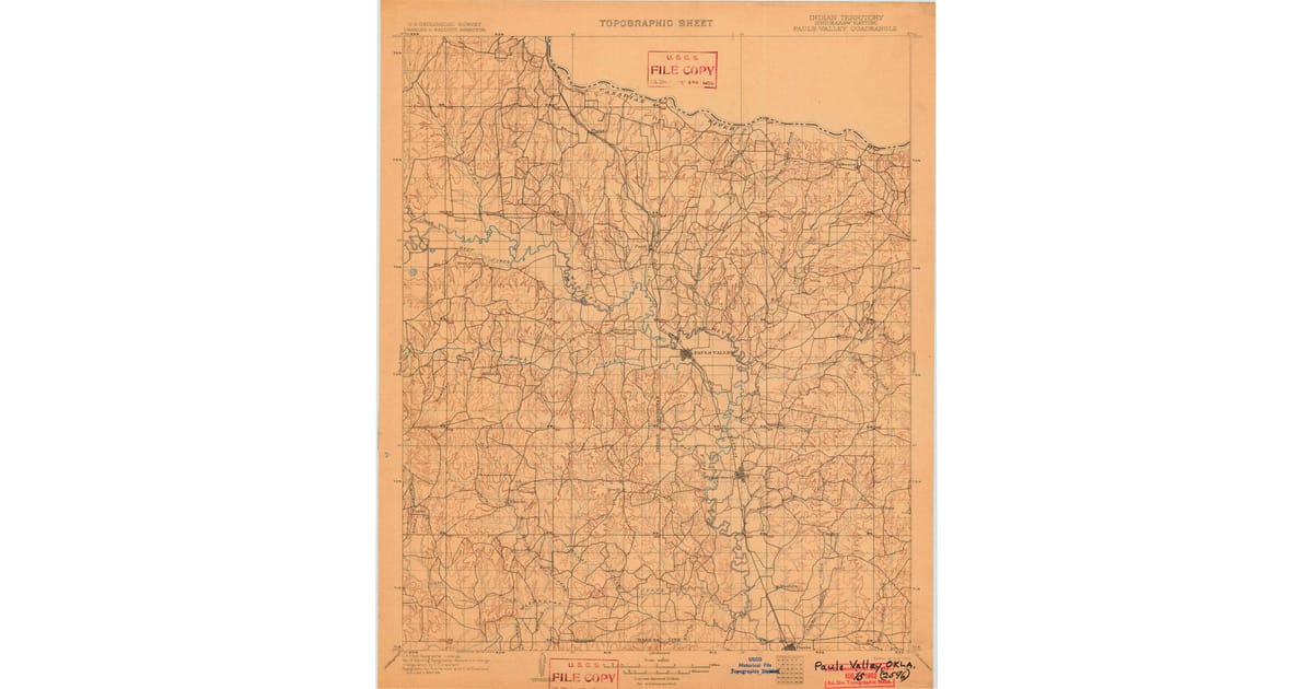 1900-1909 Maps of Wynnewood, OK | Pastmaps