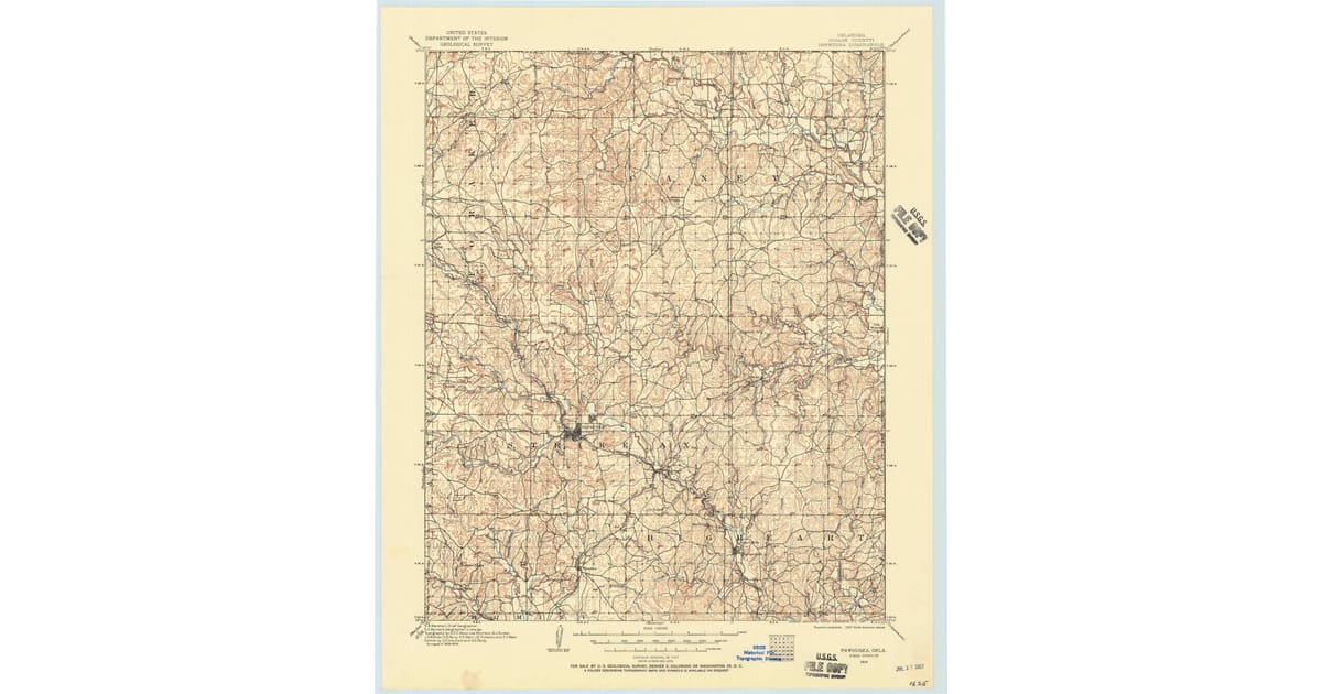 Old Maps of Nichols, OK | Pastmaps