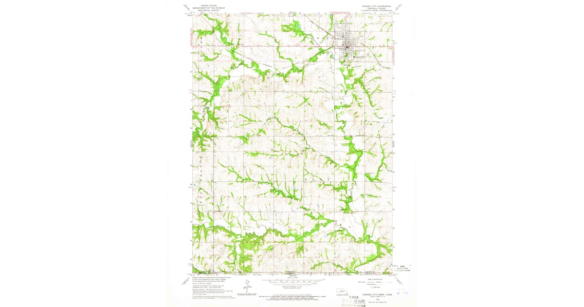 1960s Maps of Marshall County, KS | Pastmaps