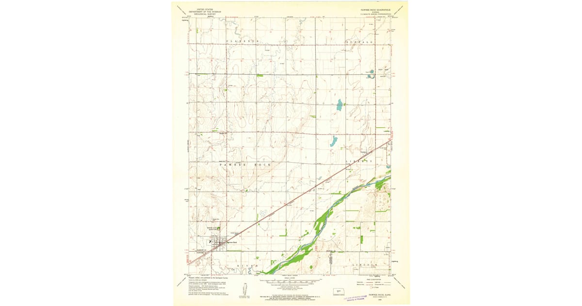 1960s Maps of Great Bend, KS | Pastmaps