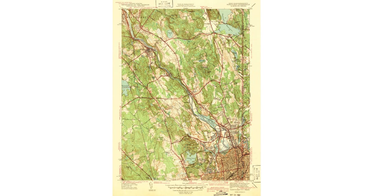 1930s Maps of Central Falls, RI | Pastmaps
