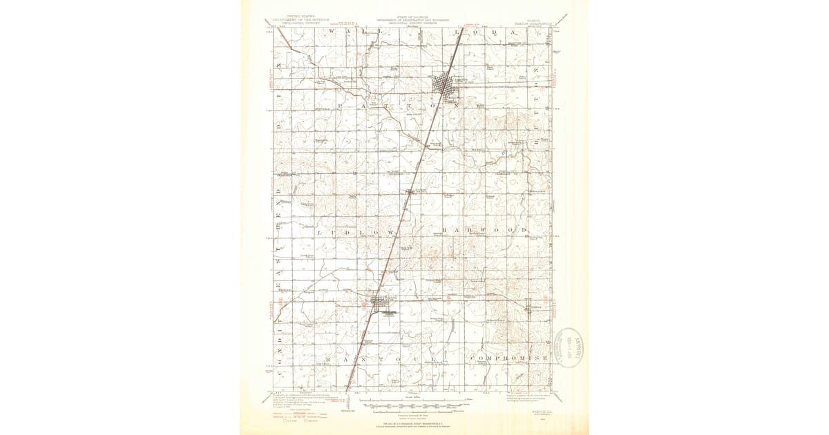 1920s Maps of Ford County, IL | Pastmaps