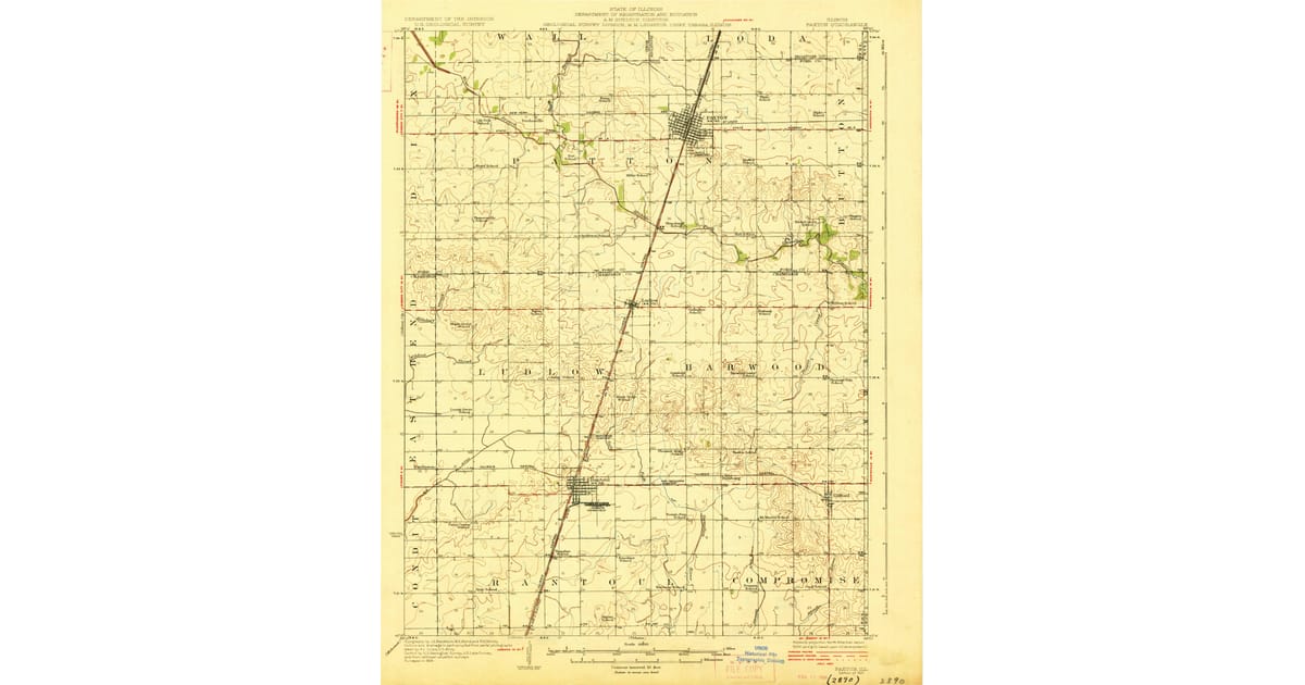 1927 Map of Paxton, IL — High-Res | Pastmaps