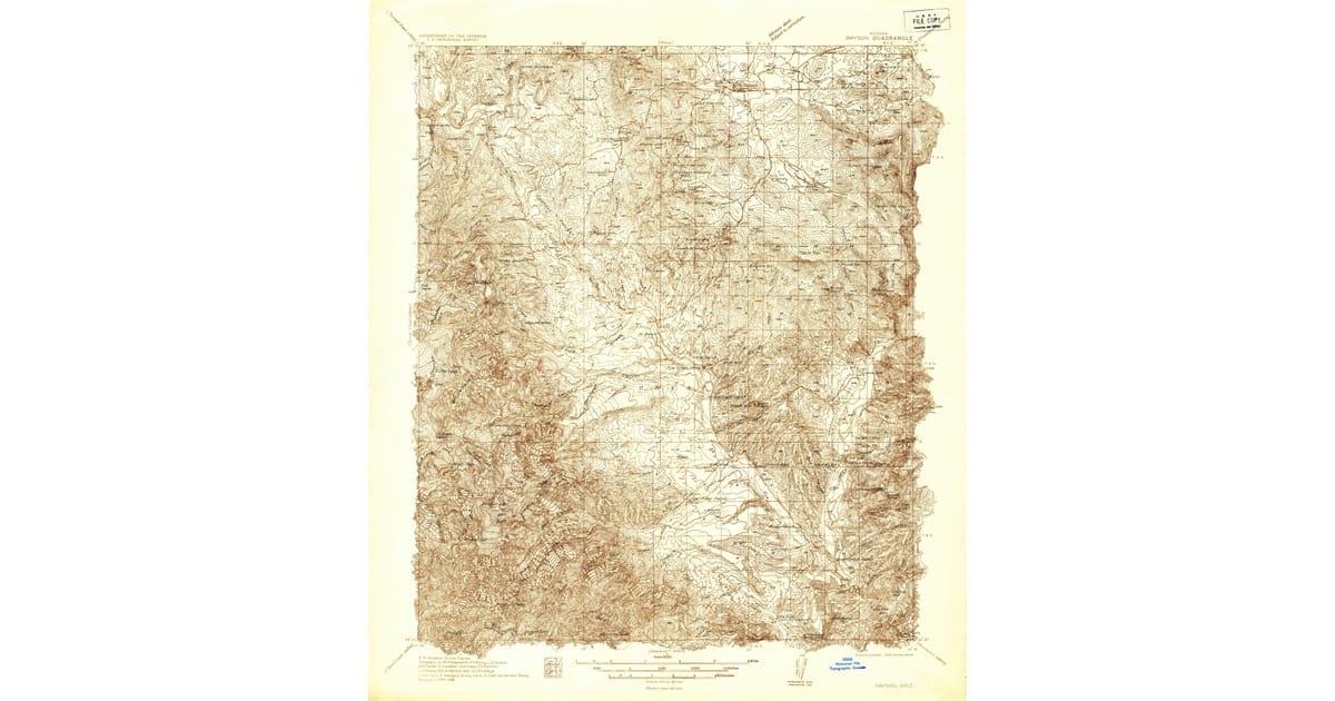 1936 Map of Payson, AZ — High-Res | Pastmaps