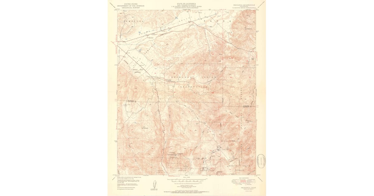1950s Maps of Temecula, CA | Pastmaps
