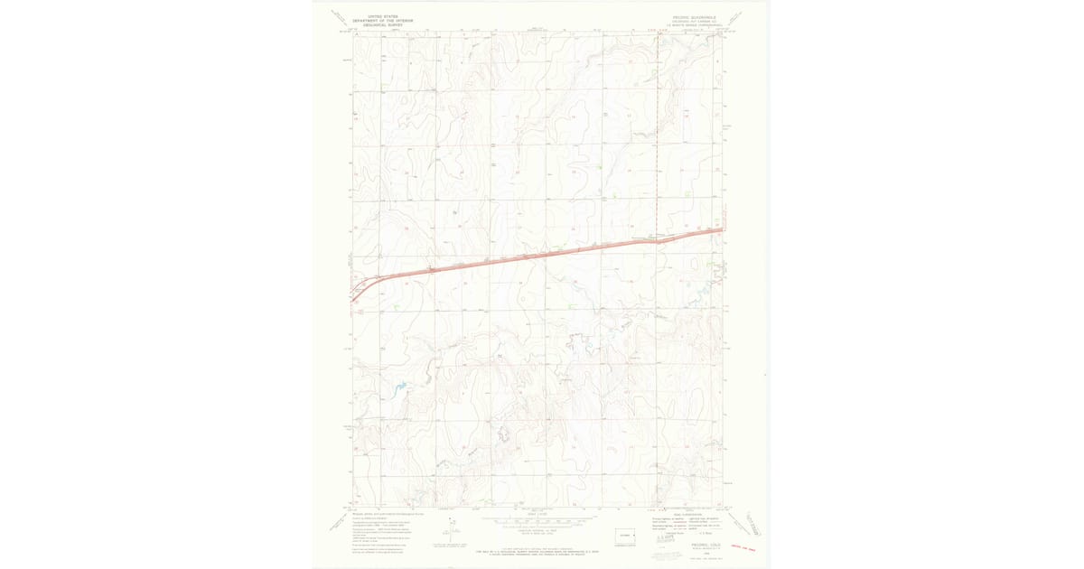 1960s Maps of Peconic, CO | Pastmaps