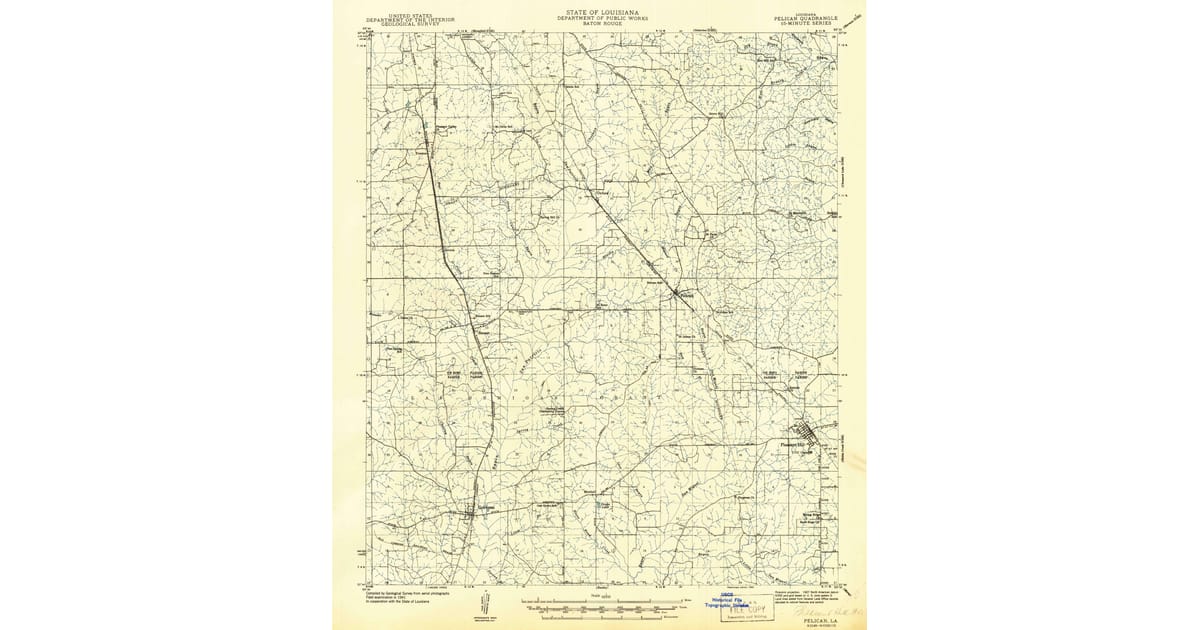 Old Maps of Converse, LA | Pastmaps