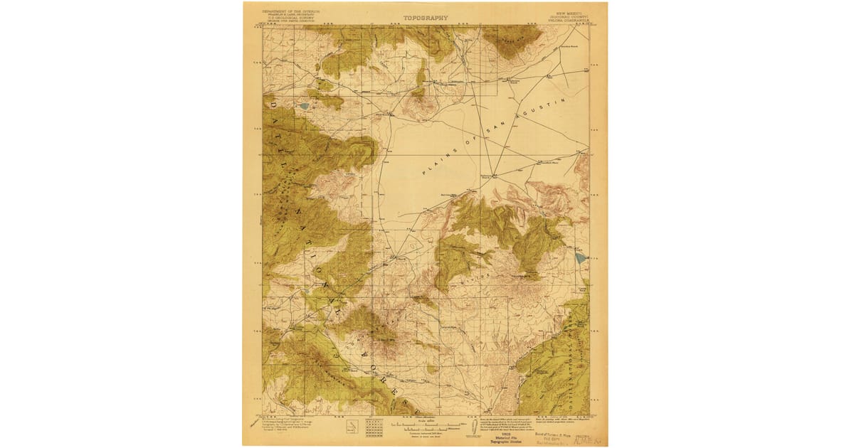 Old Maps of Old Horse Springs, NM | Pastmaps