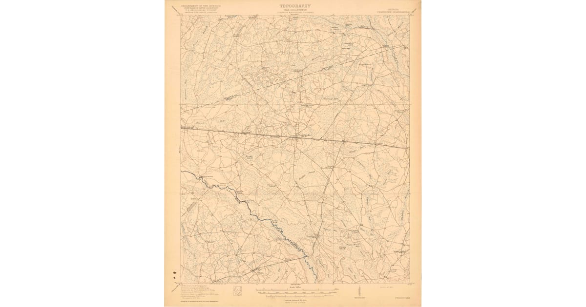 1920 Map of Pembroke, GA — High-Res | Pastmaps