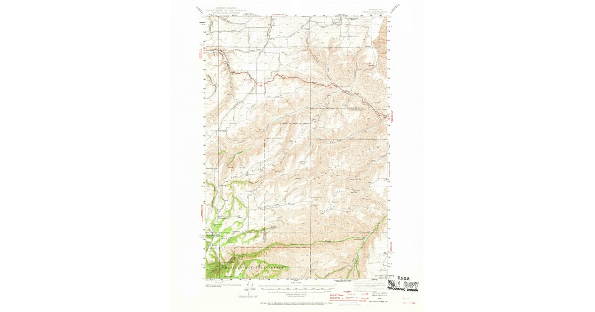 Old Maps of Asotin County, WA | Pastmaps