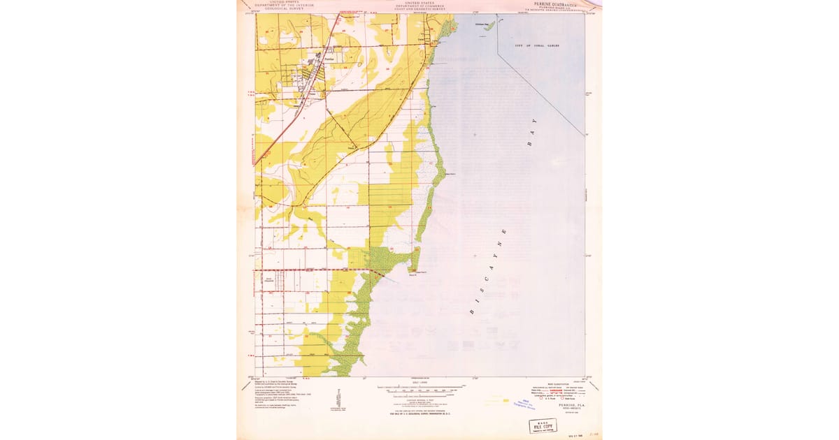 Old Maps of Cutler Bay, Miami-Dade County | Pastmaps