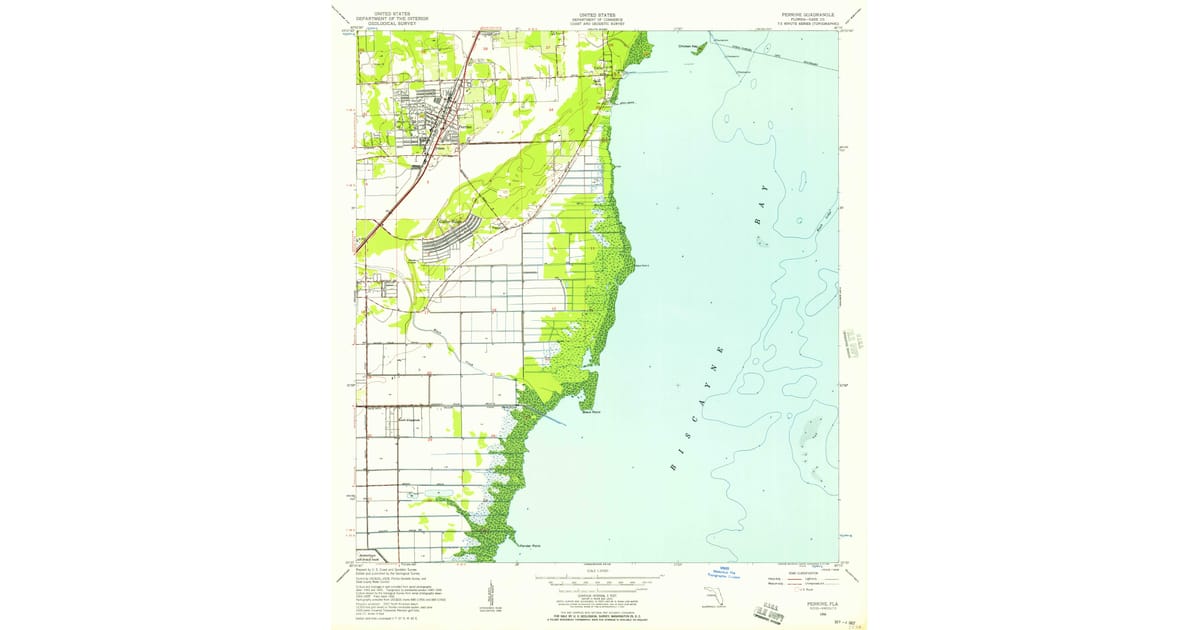 1950s Maps of Saga Bay, FL | Pastmaps