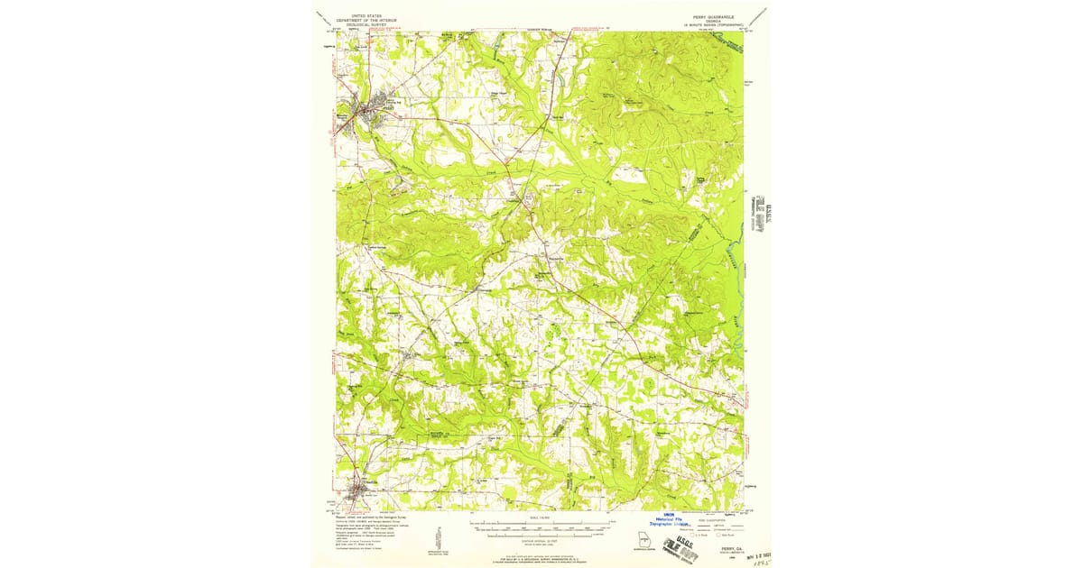 1950s Maps of Lea Glen, Houston County | Pastmaps