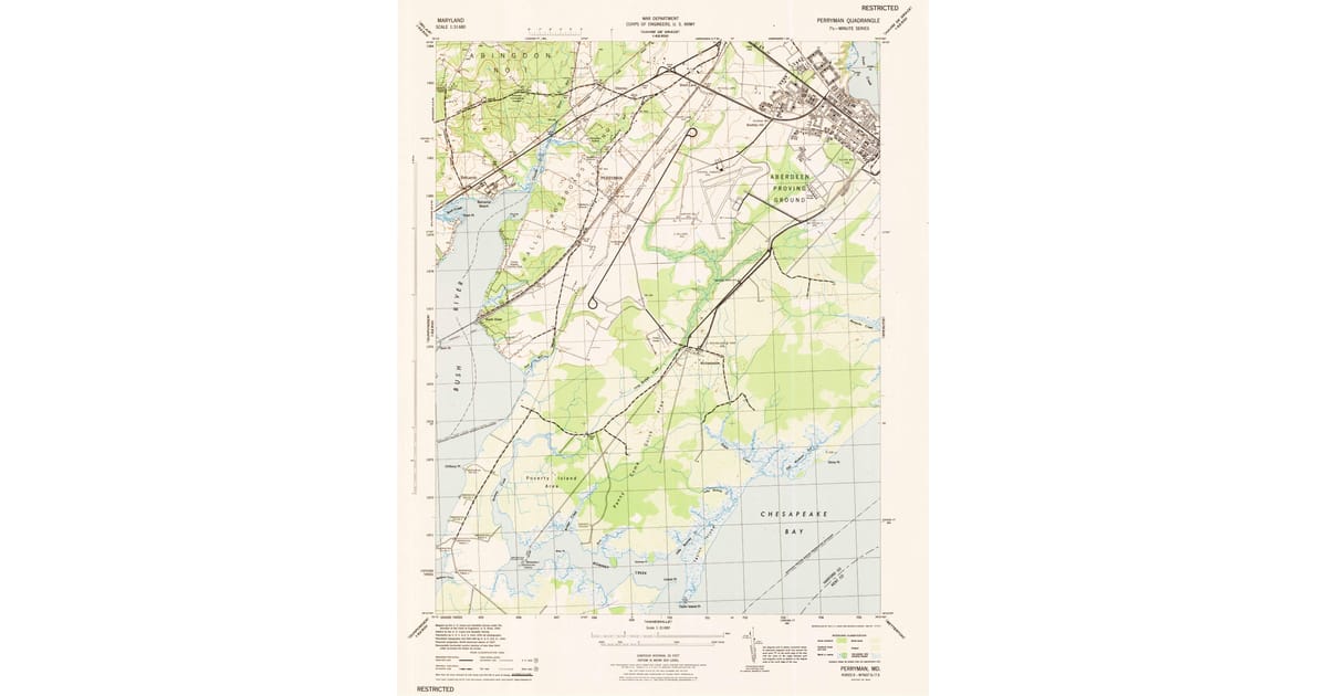 1940s Maps of Perrywood, Harford County | Pastmaps