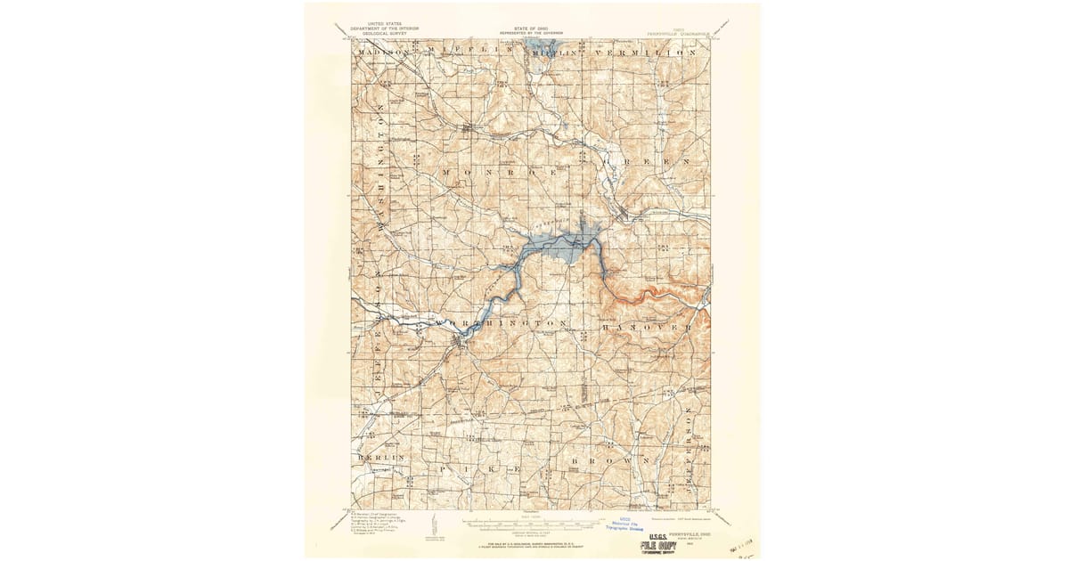Old Maps of Monroe Township, OH | Pastmaps