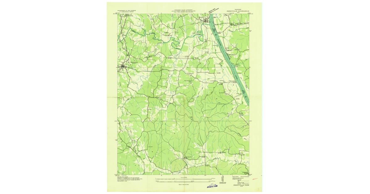 Old Maps of Mount Lebanon, TN | Pastmaps
