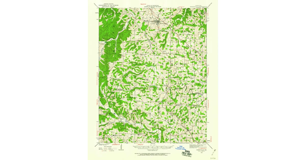 Old Maps of Bollinger Mill, MO | Pastmaps