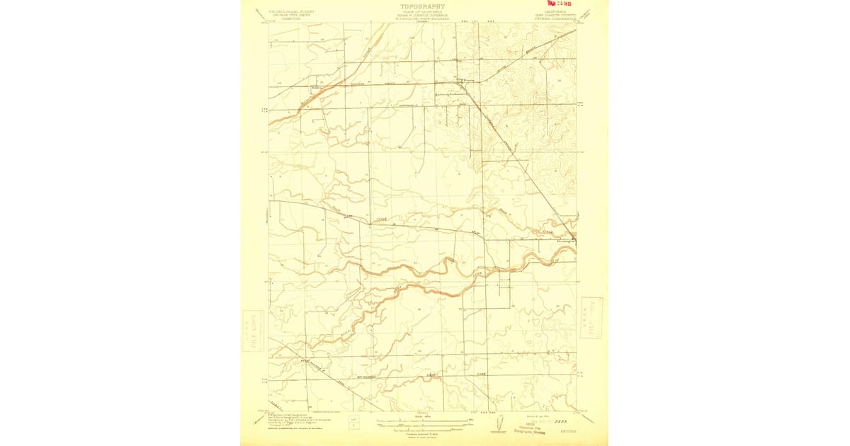 Old Maps of Peters, CA | Pastmaps