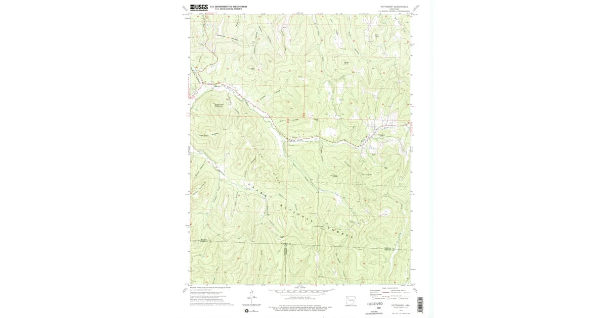 1970s Maps of Dutton, AR | Pastmaps