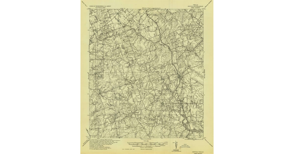 1930s Maps of Bee County, TX | Pastmaps