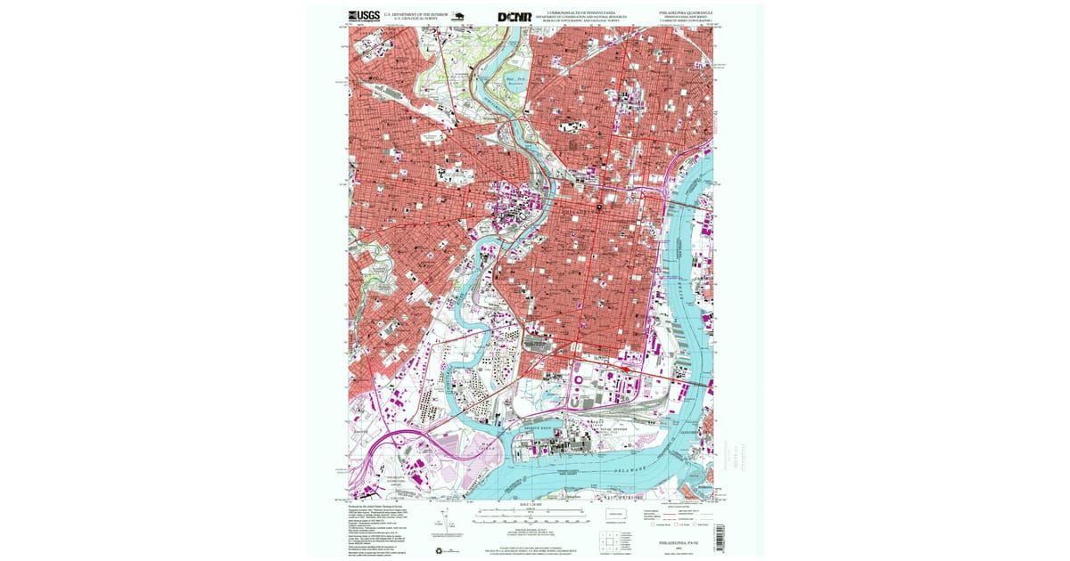 1990s Maps of Gloucester City, NJ | Pastmaps