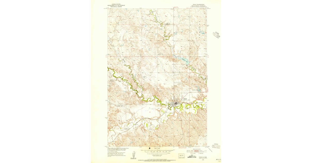 1900s (20th Century) Maps of Philip, SD | Pastmaps