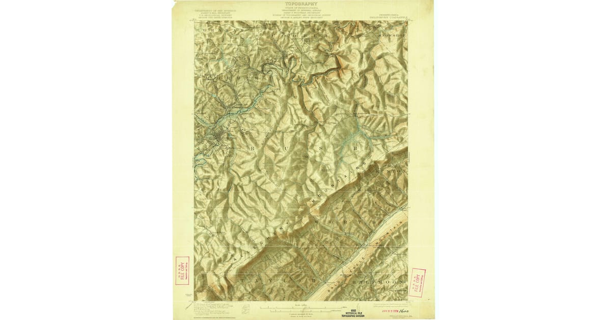 Old Maps of Morrisdale, Morris Township | Pastmaps