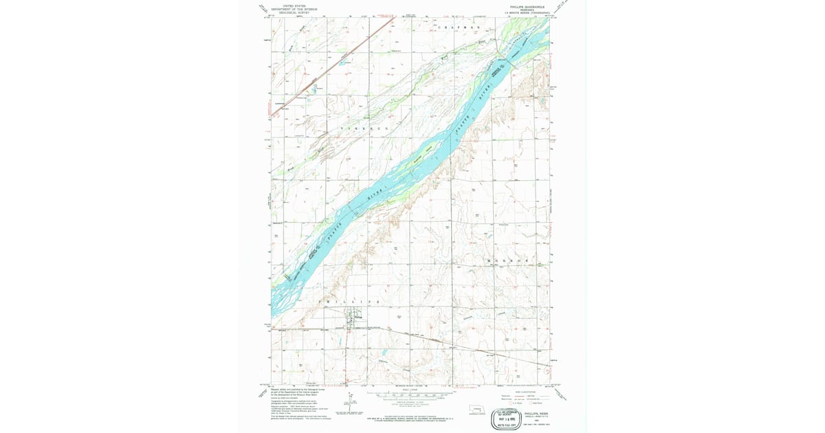 1962 Map of Phillips, NE — High-Res | Pastmaps