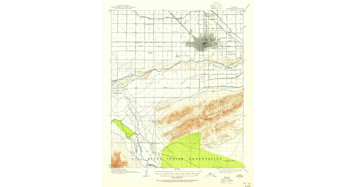1910s Maps of Co-op Village, AZ | Pastmaps