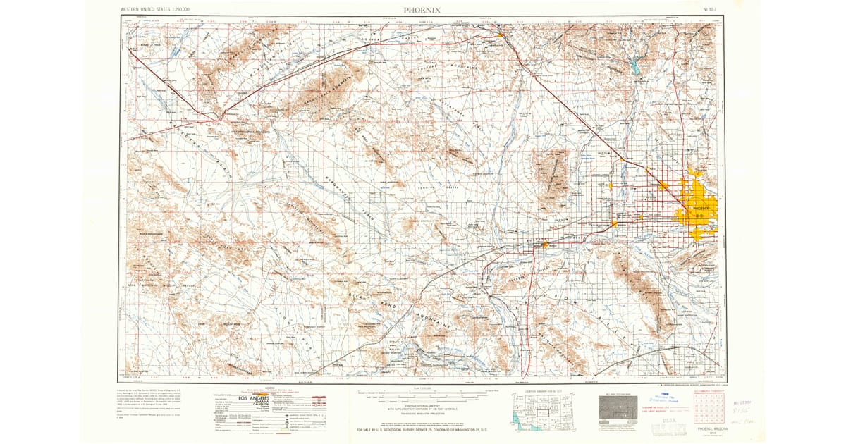 Old Historical Maps of Apache Peak Ranch, Maricopa County | Pastmaps