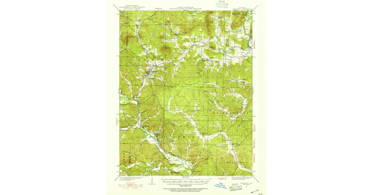 Old Maps of Patterson, MO | Pastmaps